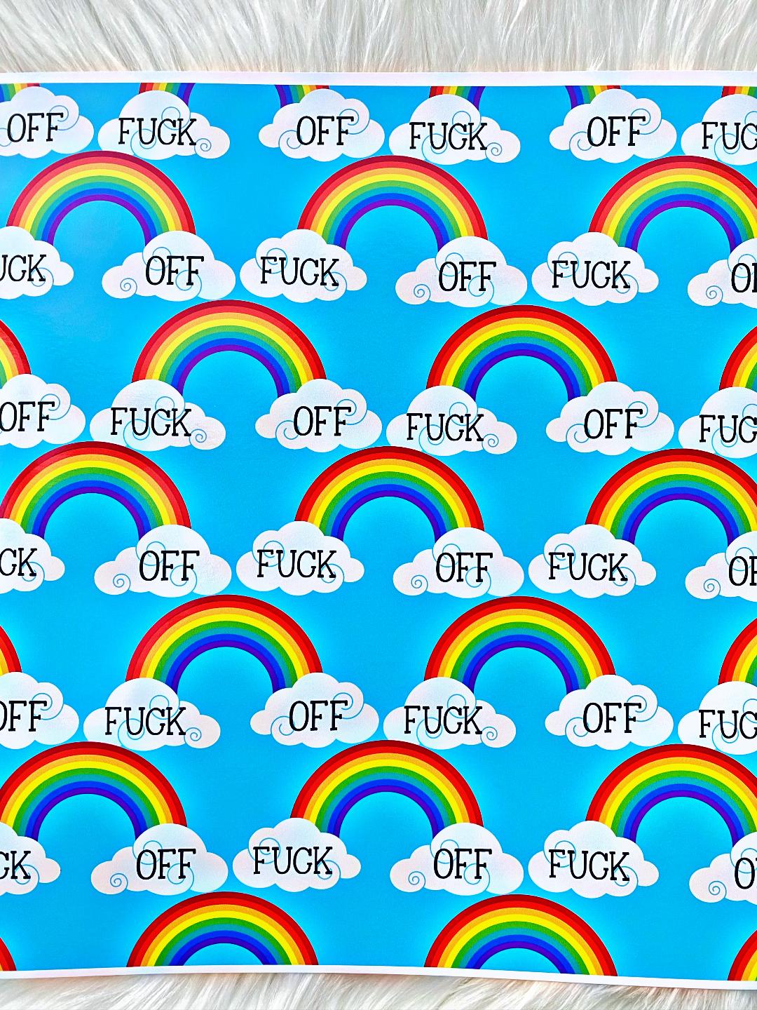 Cussin Rainbows The Risky Tumbler 