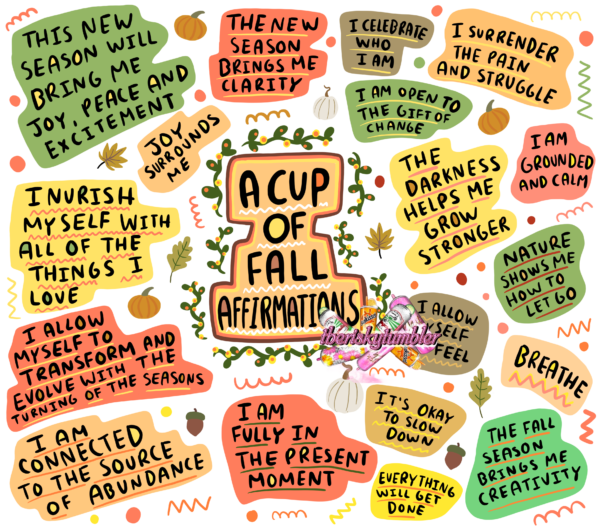 Fall Affirmations | The Risky Tumbler