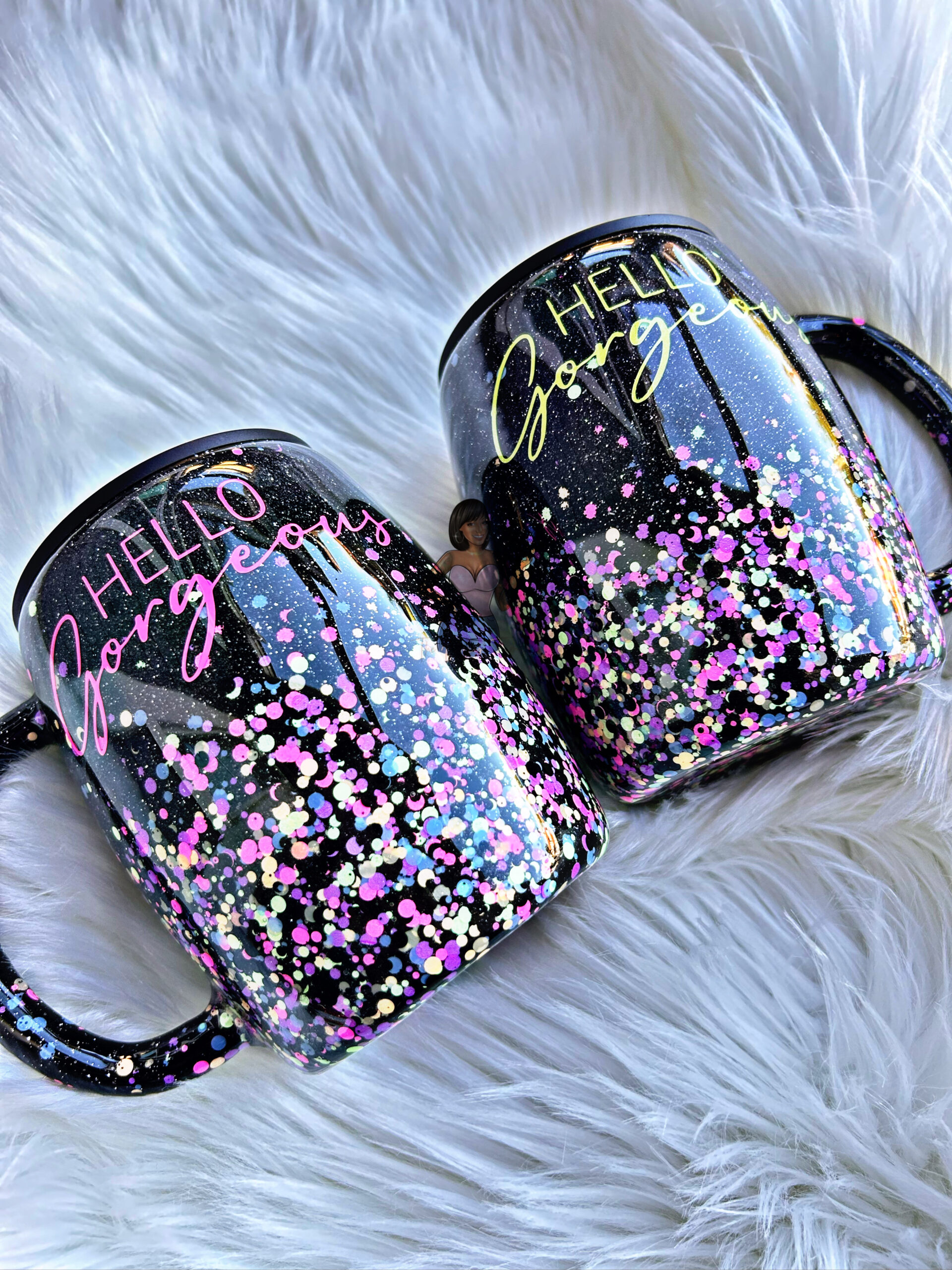 Neon Hello Gorgeous Mug | The Risky Tumbler