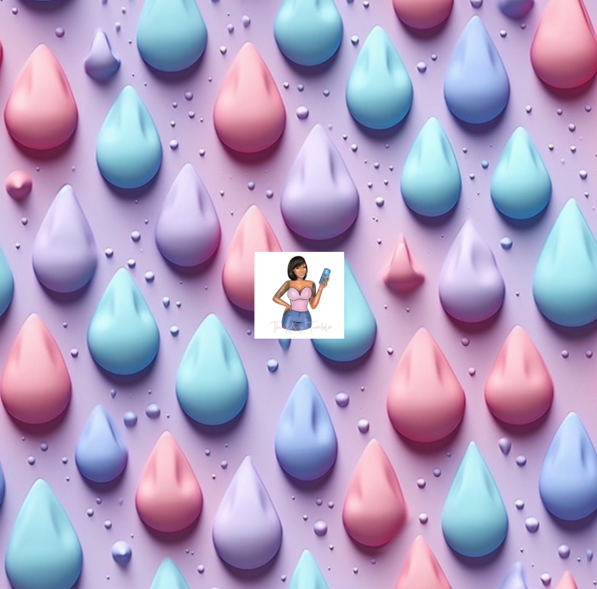 3D Drops Wrap | The Risky Tumbler