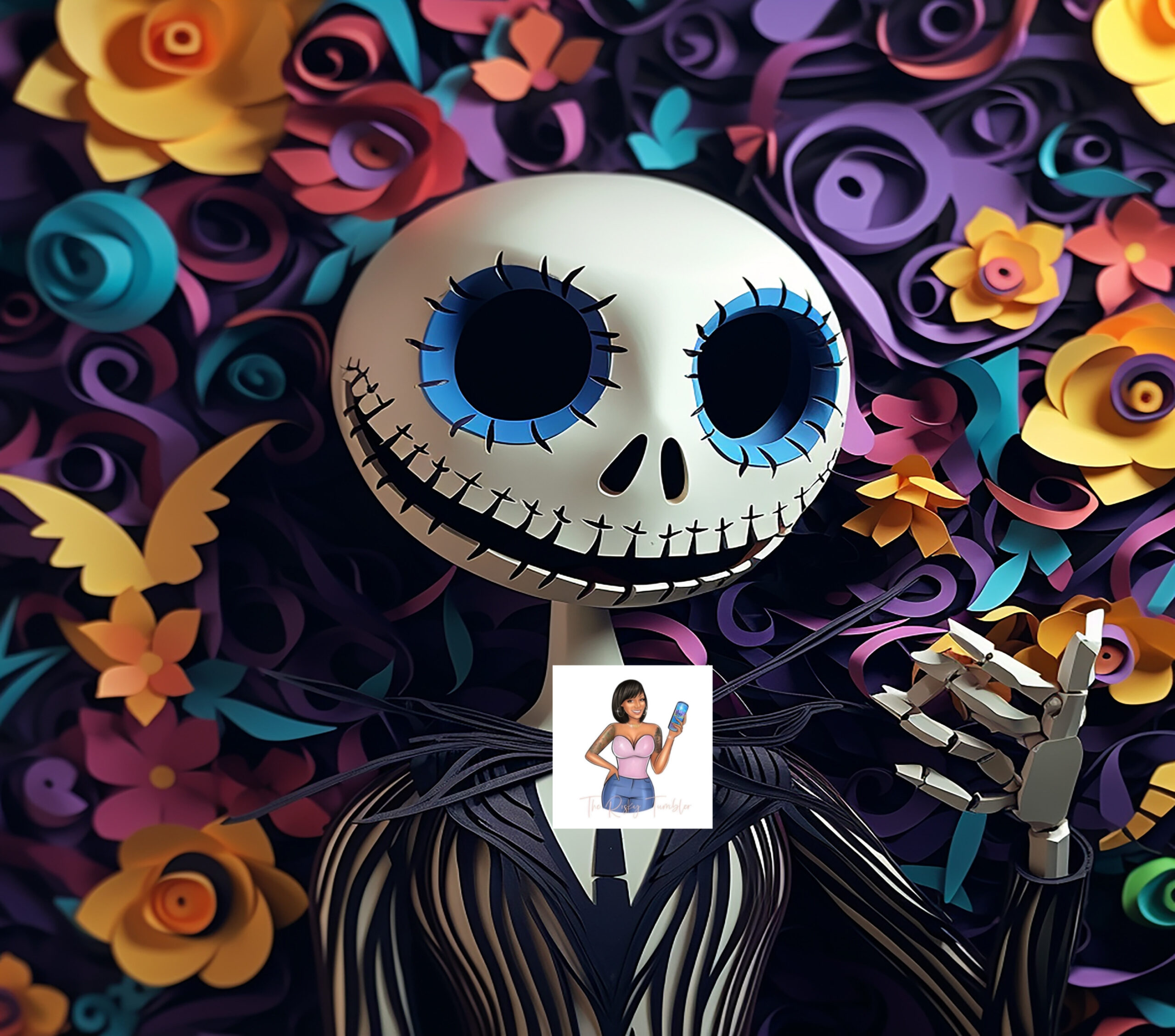 Floral Jack Wrap | The Risky Tumbler