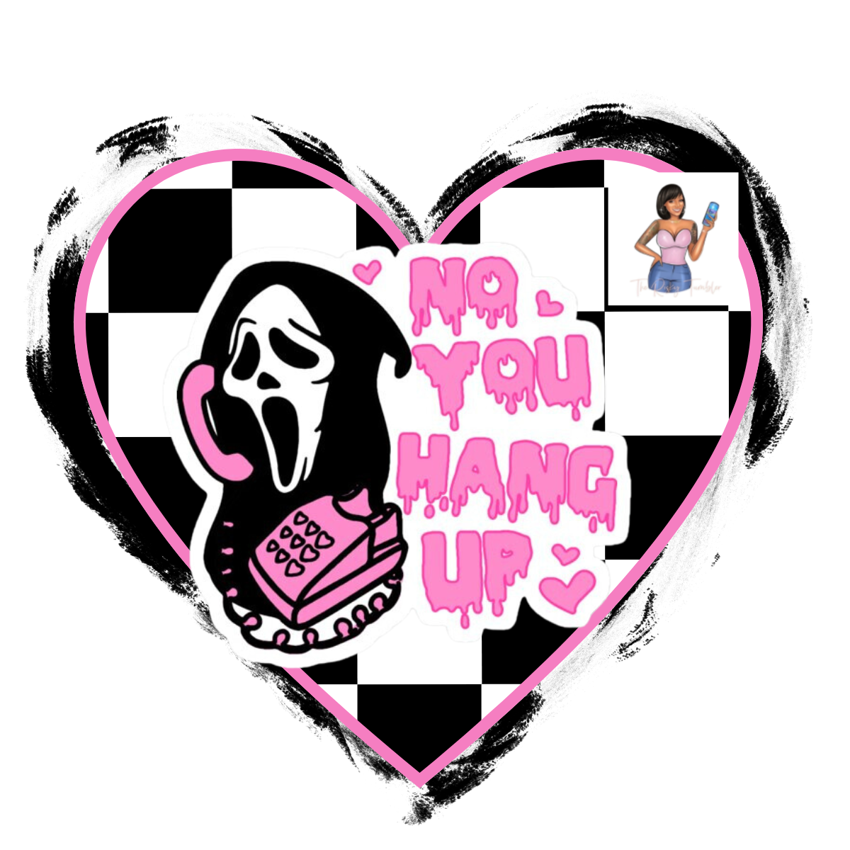 Hang Up Transparent | The Risky Tumbler
