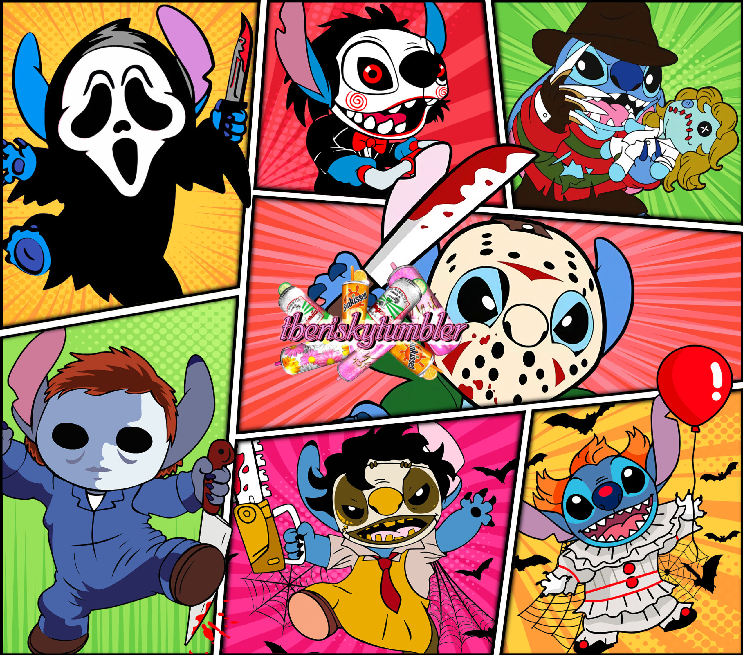 Cartoon Slashers | The Risky Tumbler