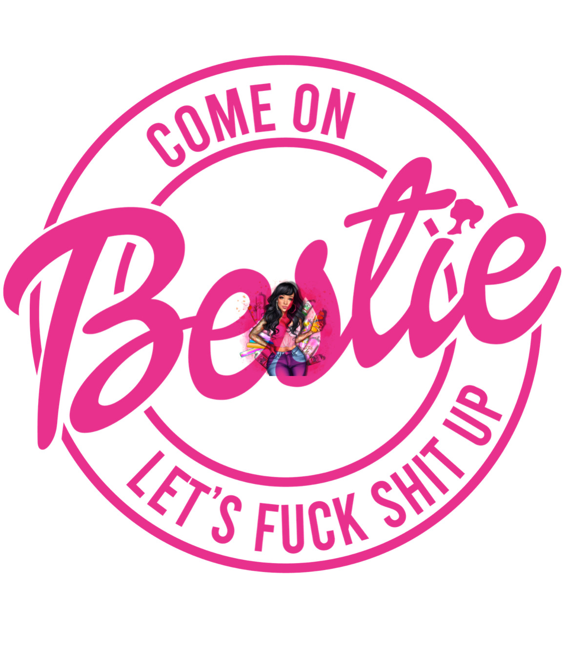 Bestie Transparent | The Risky Tumbler