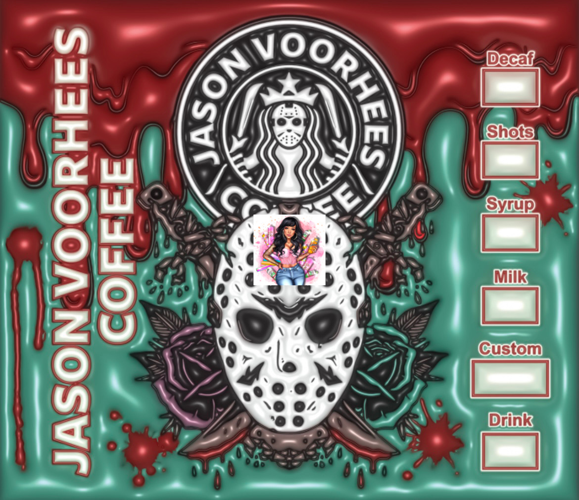 Jason’s Coffee 3D Wrap | The Risky Tumbler