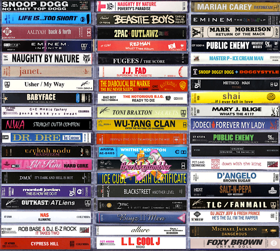 Mixed Tapes Wrap | The Risky Tumbler