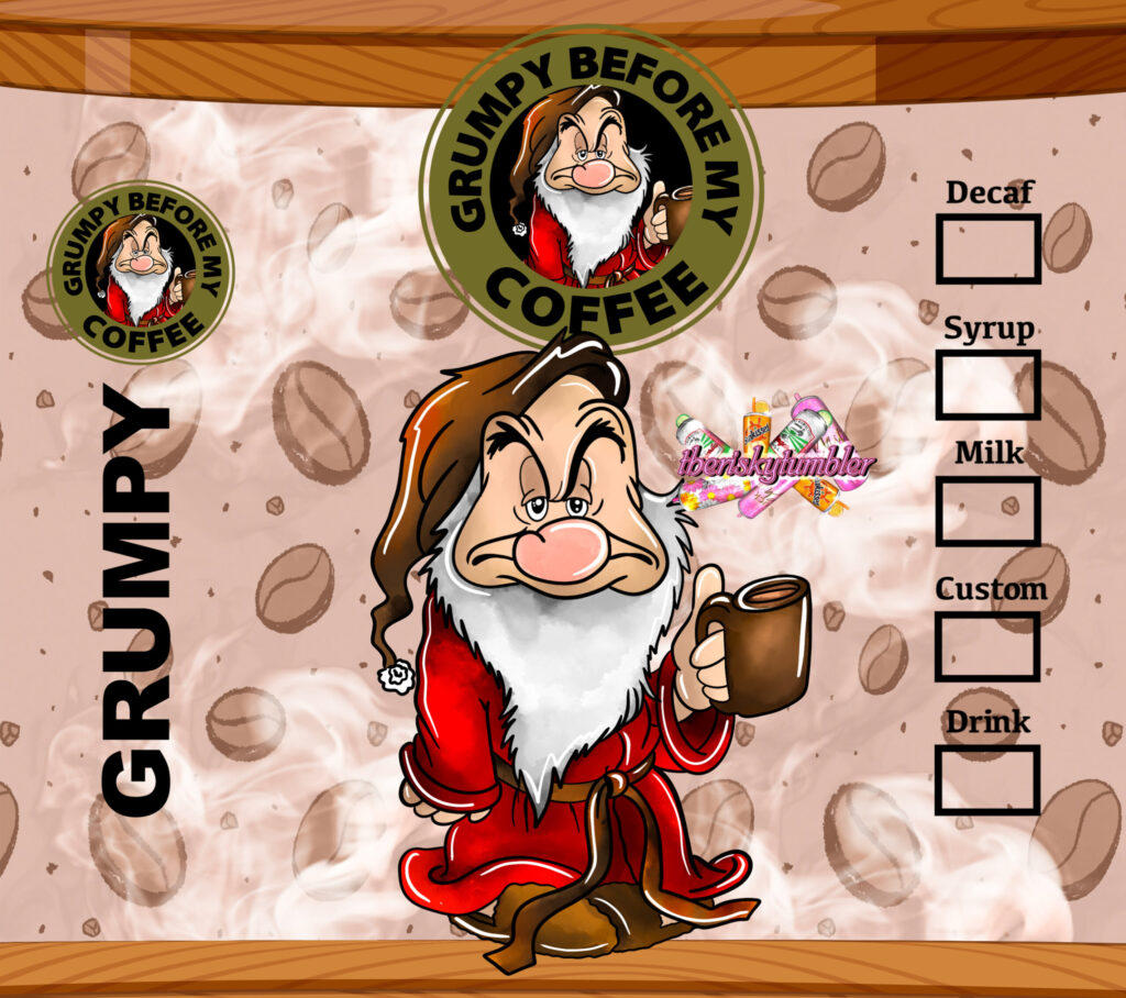 Grumpy Coffee Wrap | The Risky Tumbler