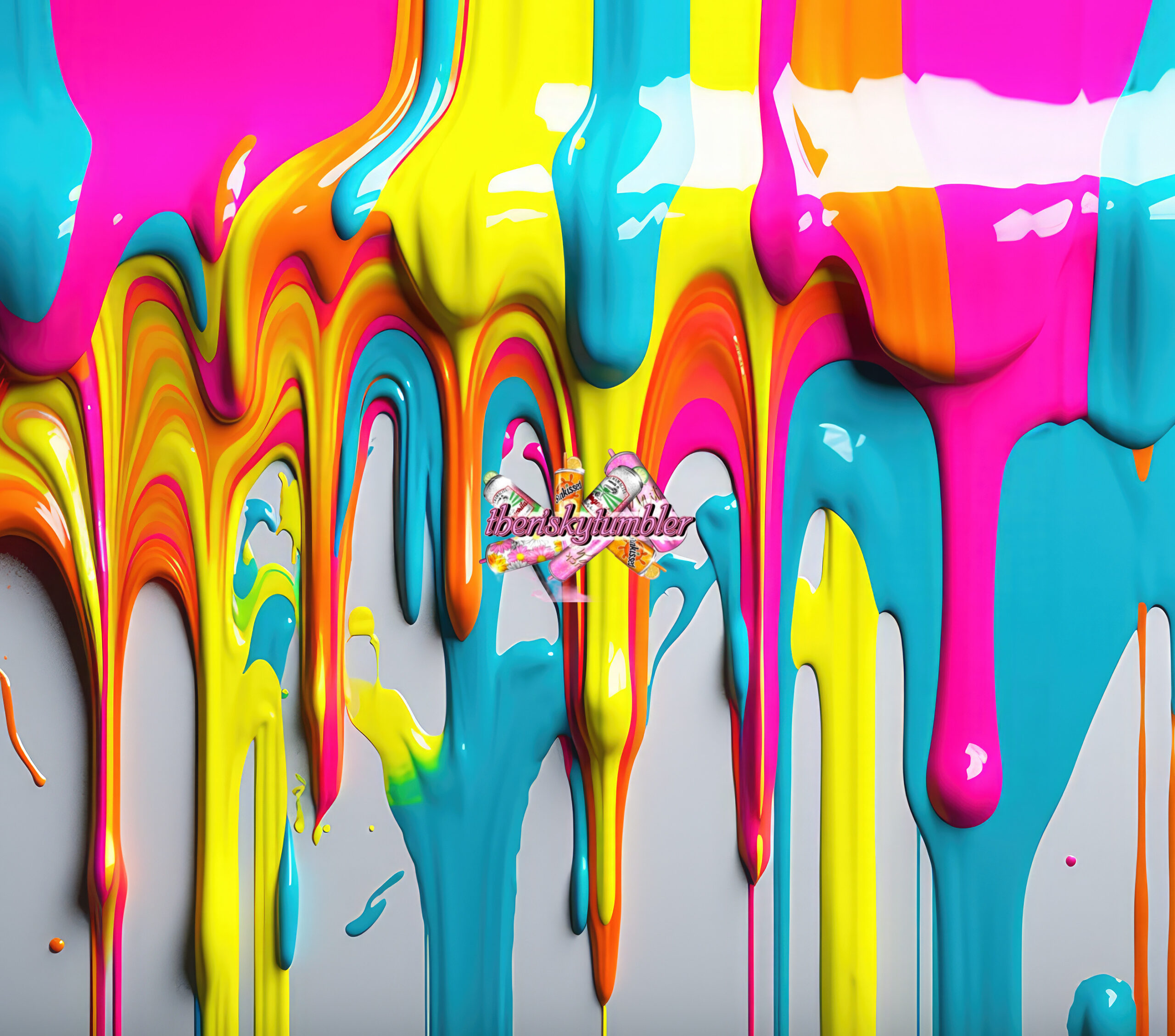 Drip (multicolor) | The Risky Tumbler