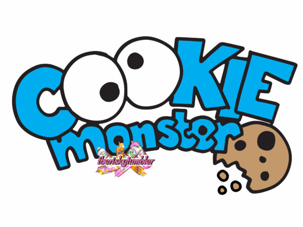 Cookie Monster Decal (Has matching vinyl) | The Risky Tumbler