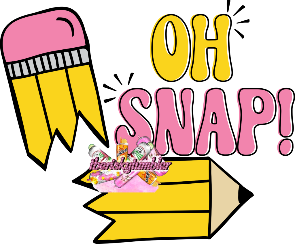 UV DTF Oh Snap Pencil | The Risky Tumbler