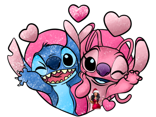 UV DTF Stitch’s Love | The Risky Tumbler