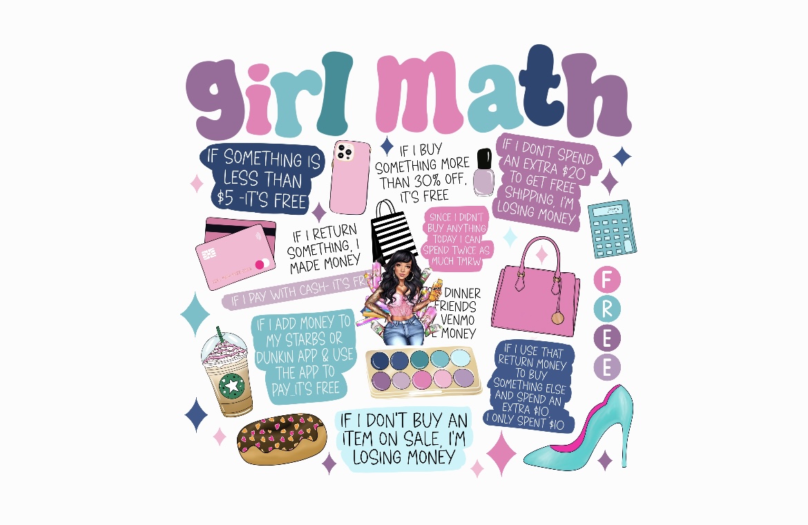 UV DTF Girl Math | The Risky Tumbler