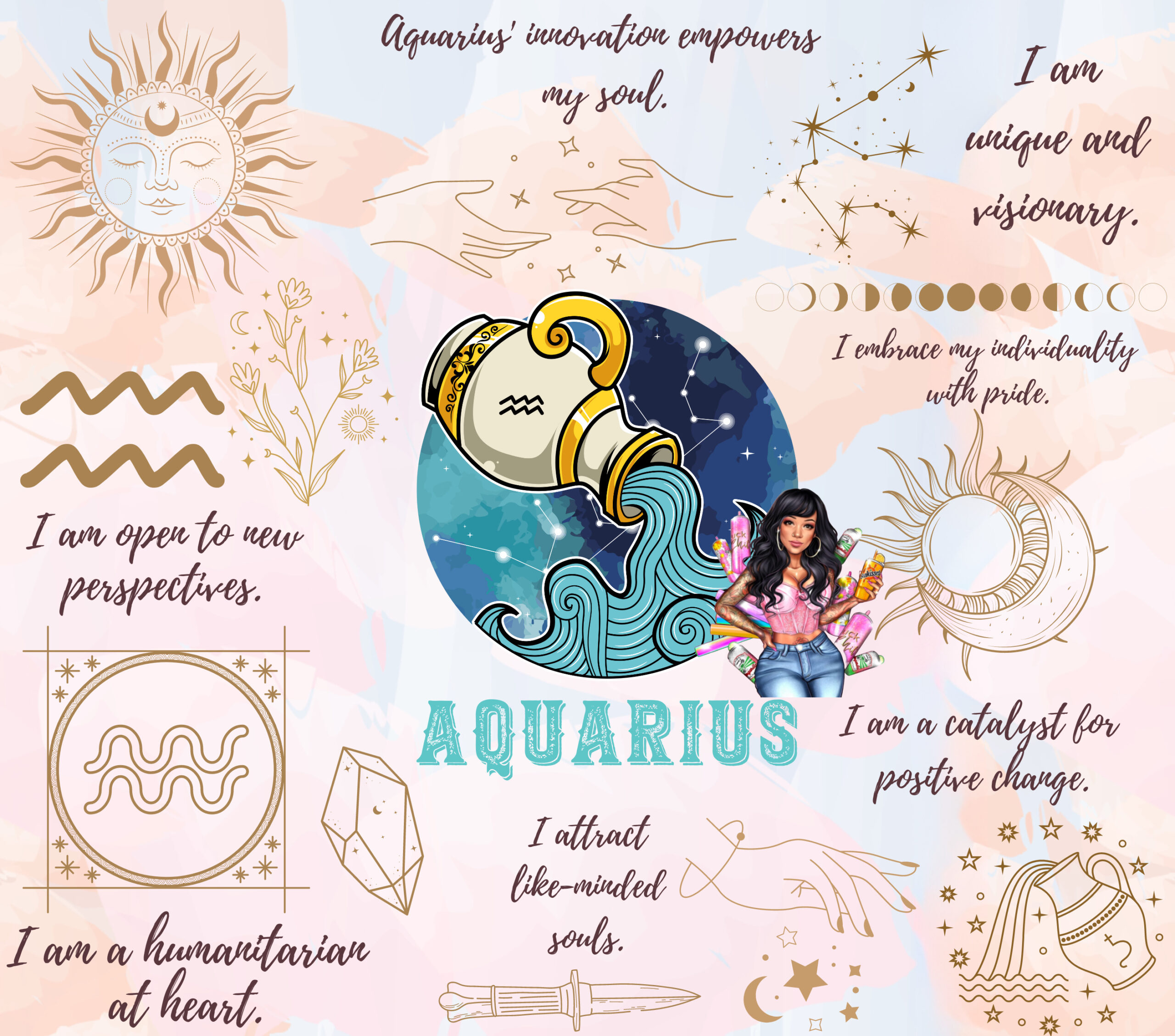 Aquarius Wrap | The Risky Tumbler