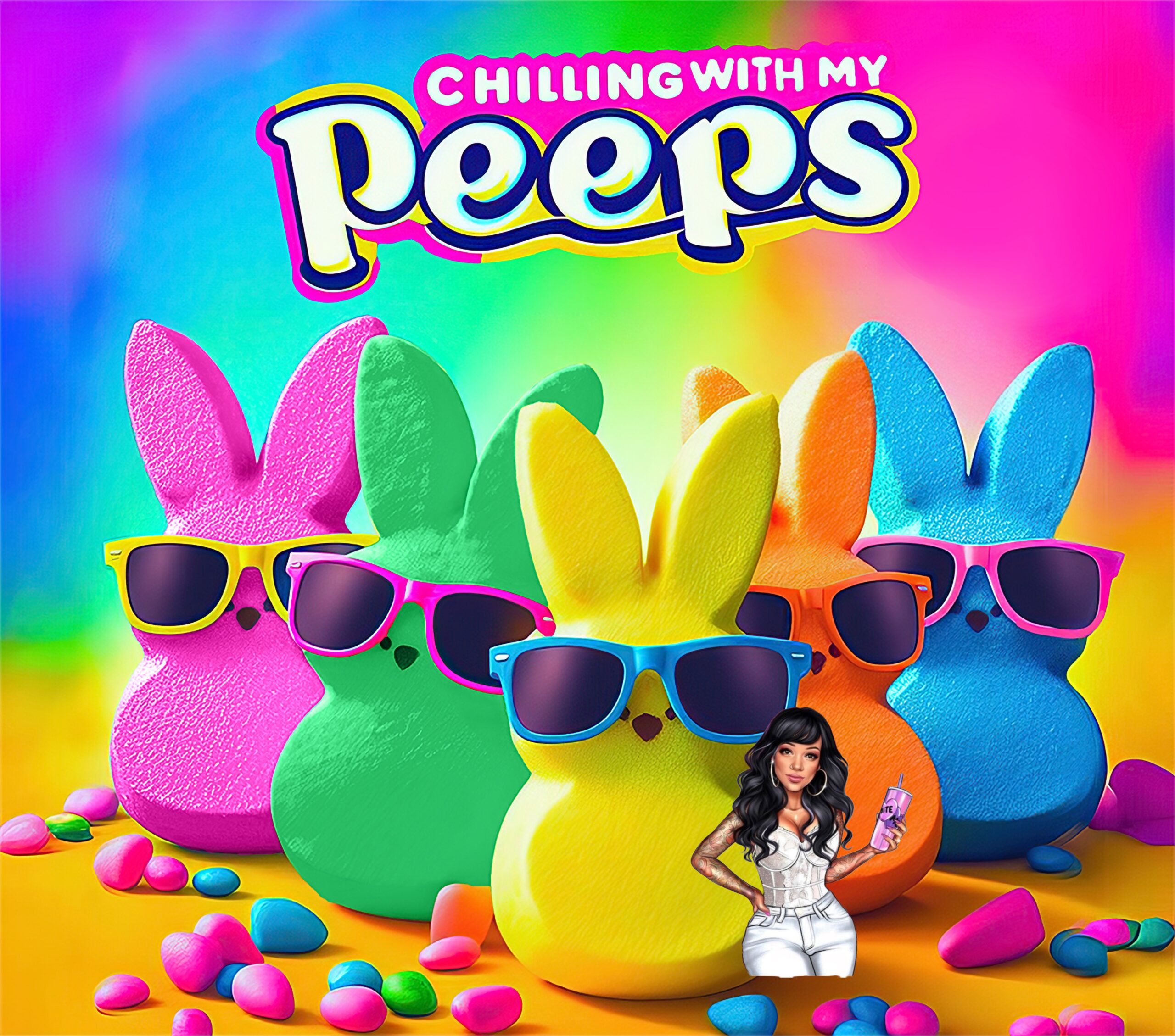 Peeps Wrap | The Risky Tumbler