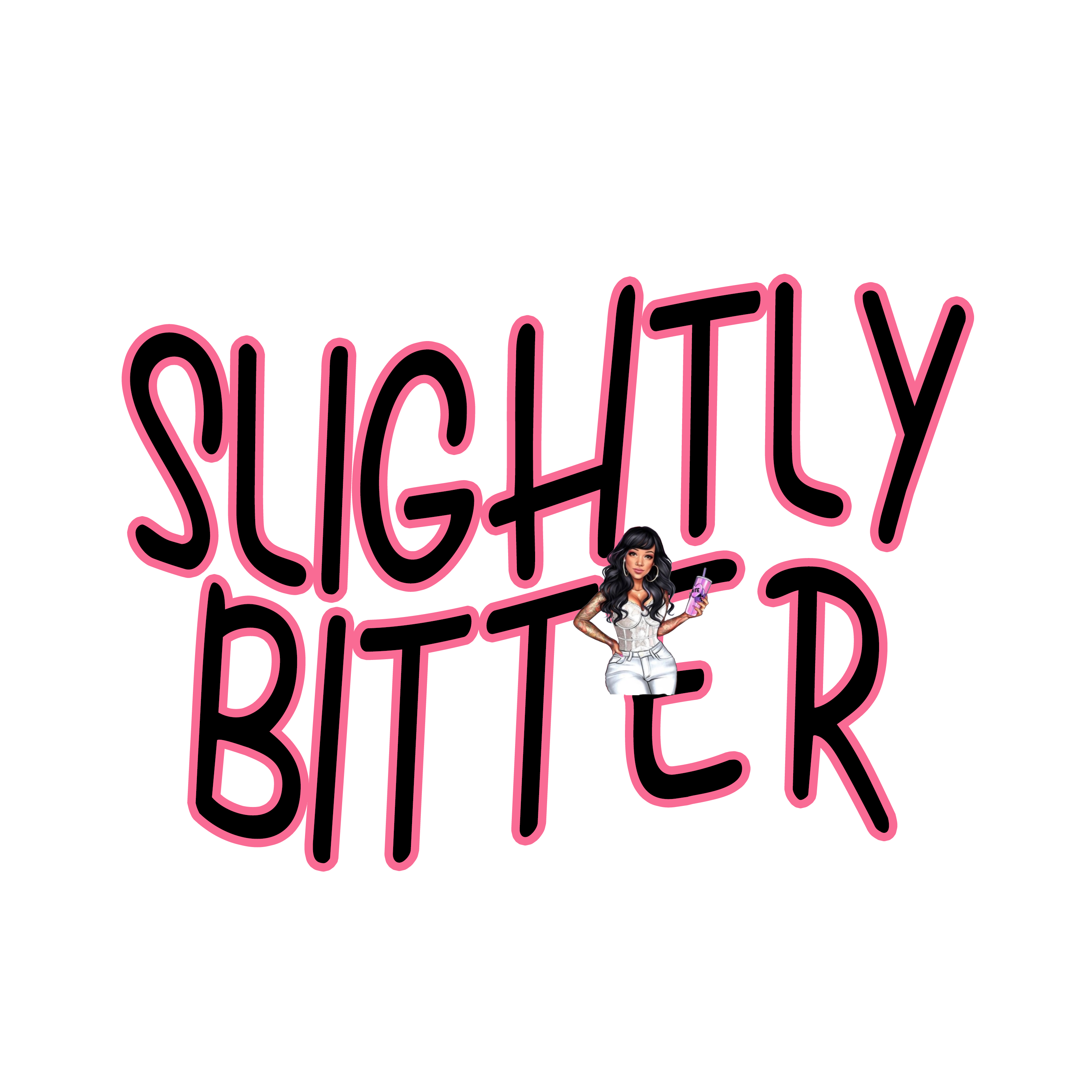 UV DTF Slightly Bitter | The Risky Tumbler