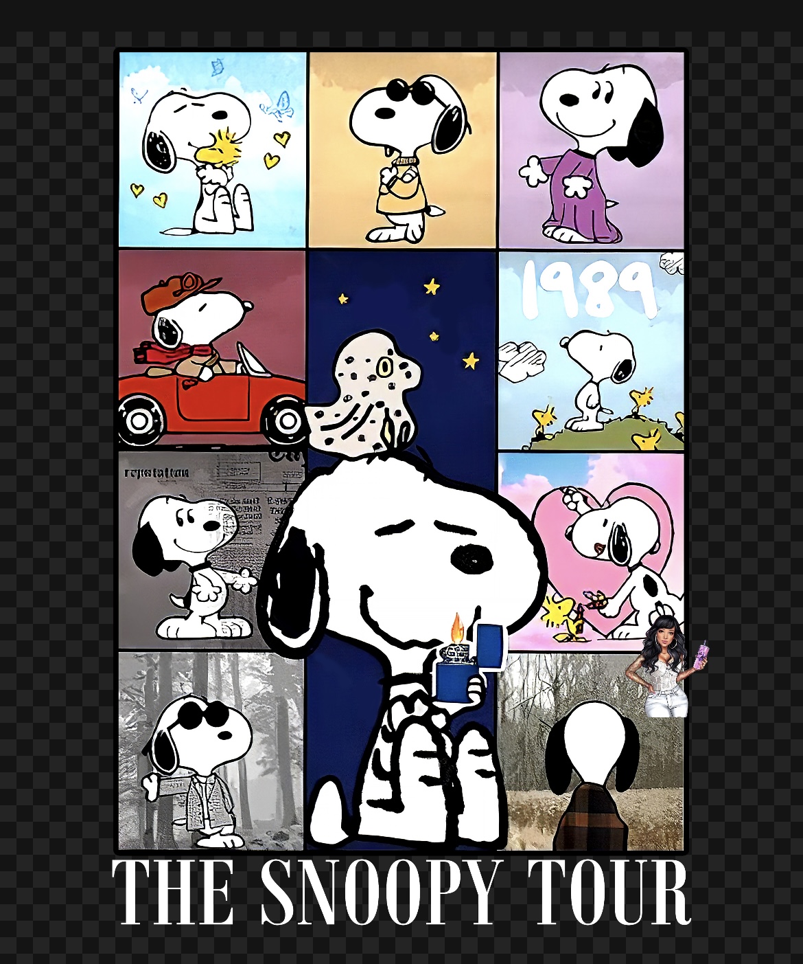 UV DTF Snoopy Tour | The Risky Tumbler