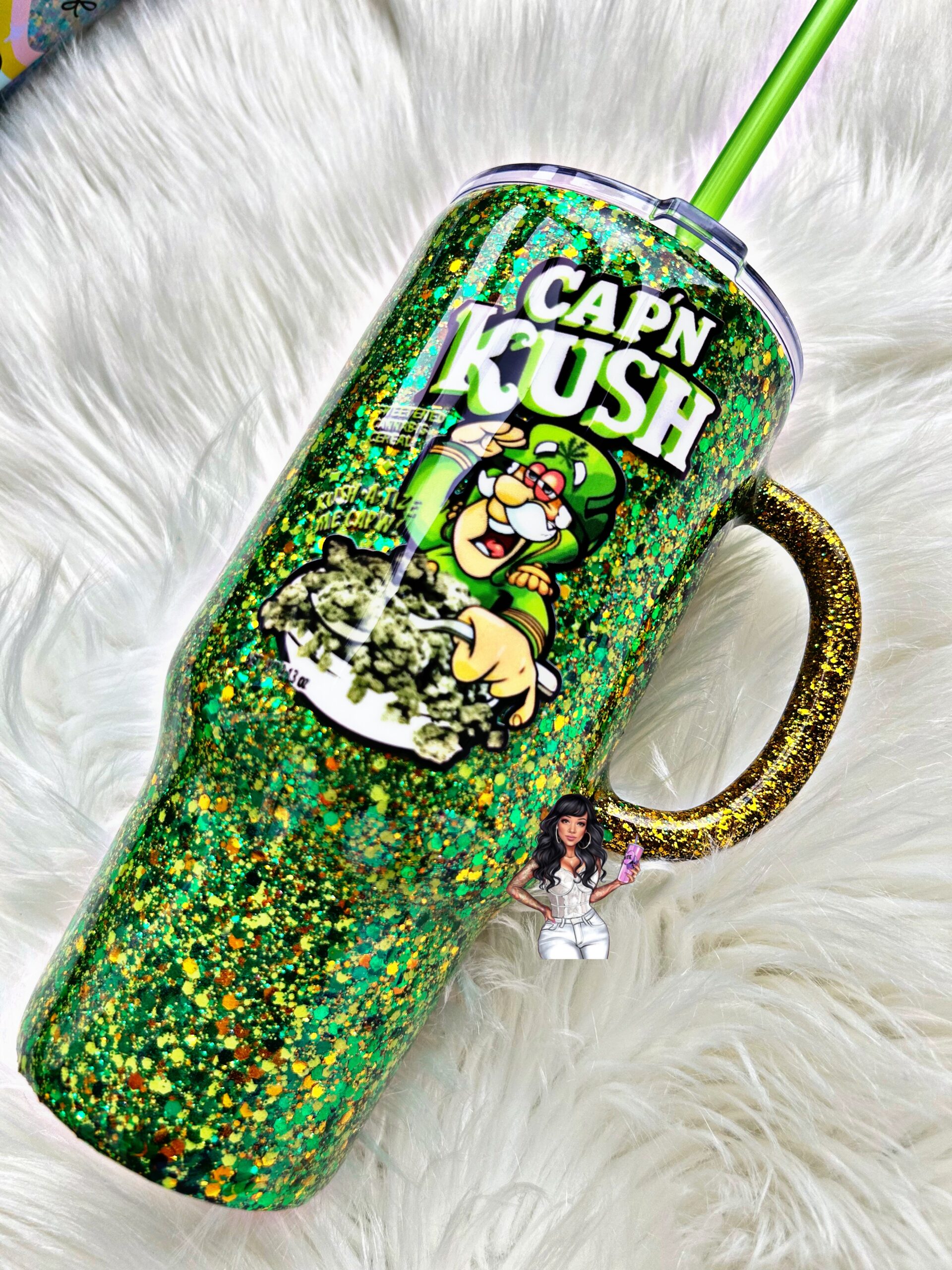 Captain Kush 24oz | The Risky Tumbler