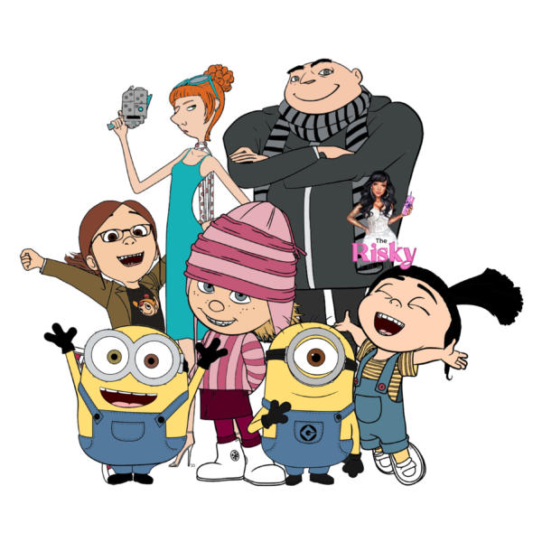 UV DTF Despicable (has matching vinyl) | The Risky Tumbler