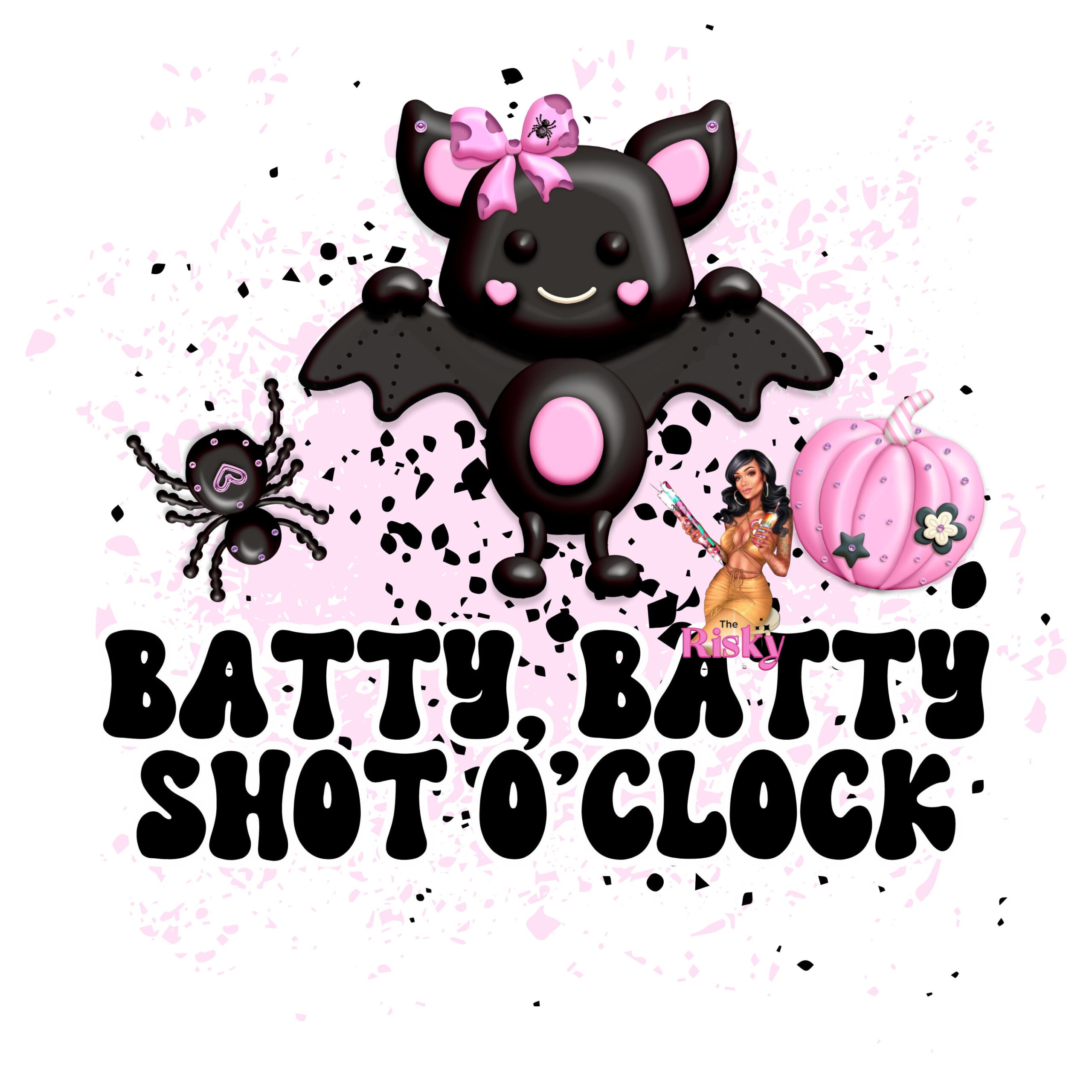 UV DTF Batty Batty 2″ | The Risky Tumbler