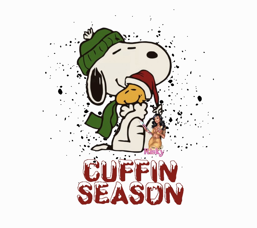 UV DTF EXCLUSIVE Cuffin’ Season (has matching vinyl) | The Risky Tumbler