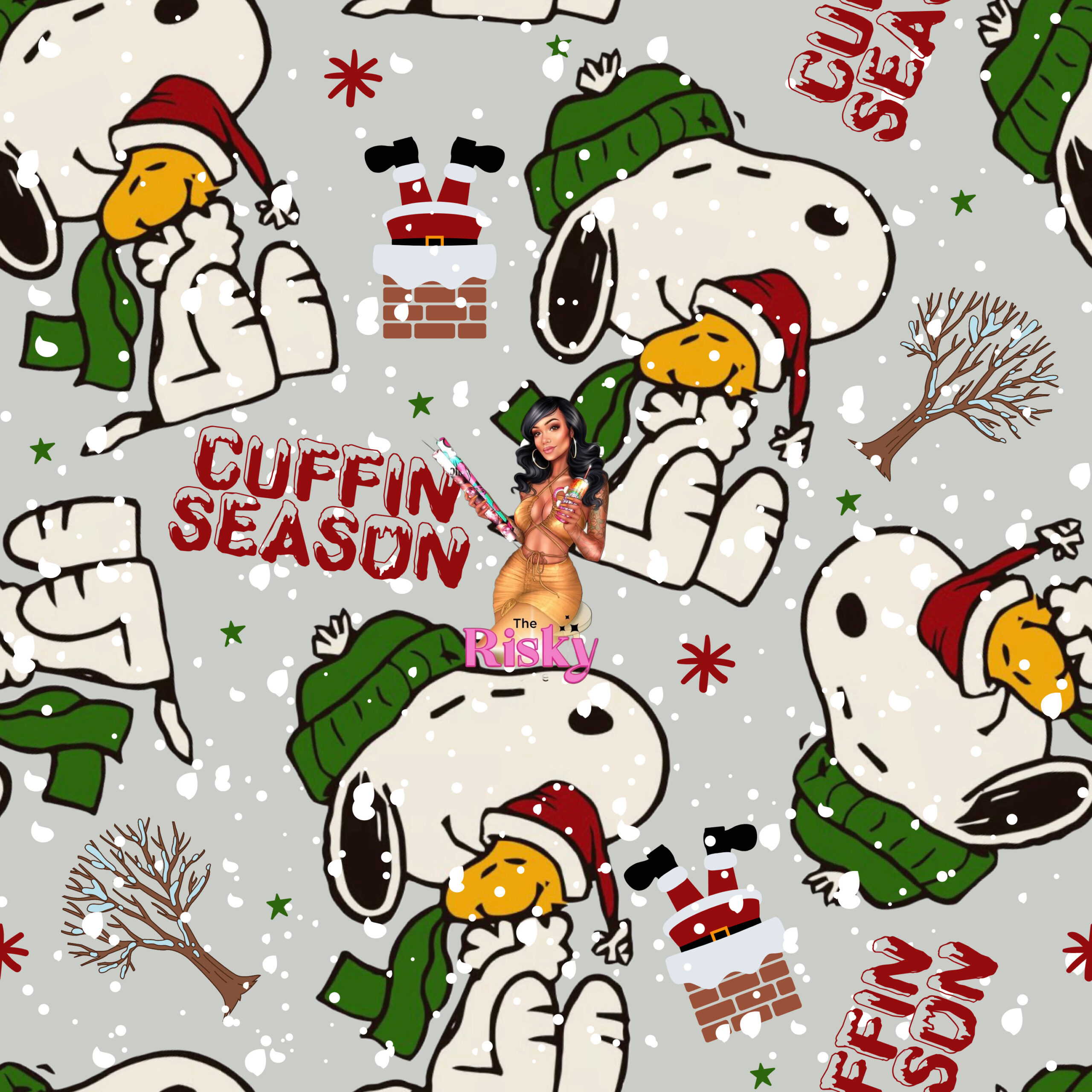 Exclusive Cuffin’ Season (has matching decal) | The Risky Tumbler