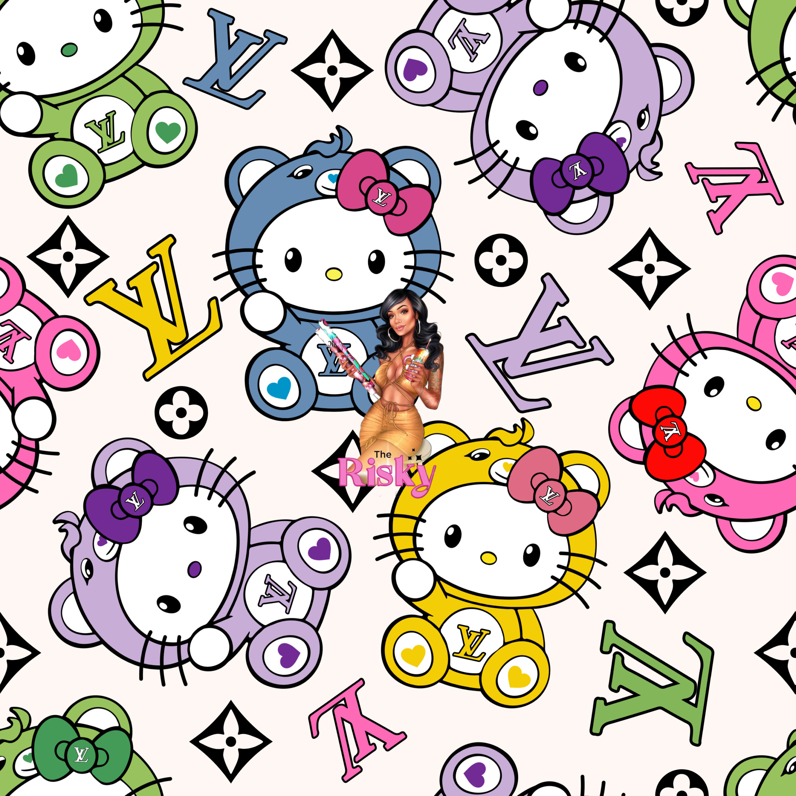 LV Kitty | The Risky Tumbler