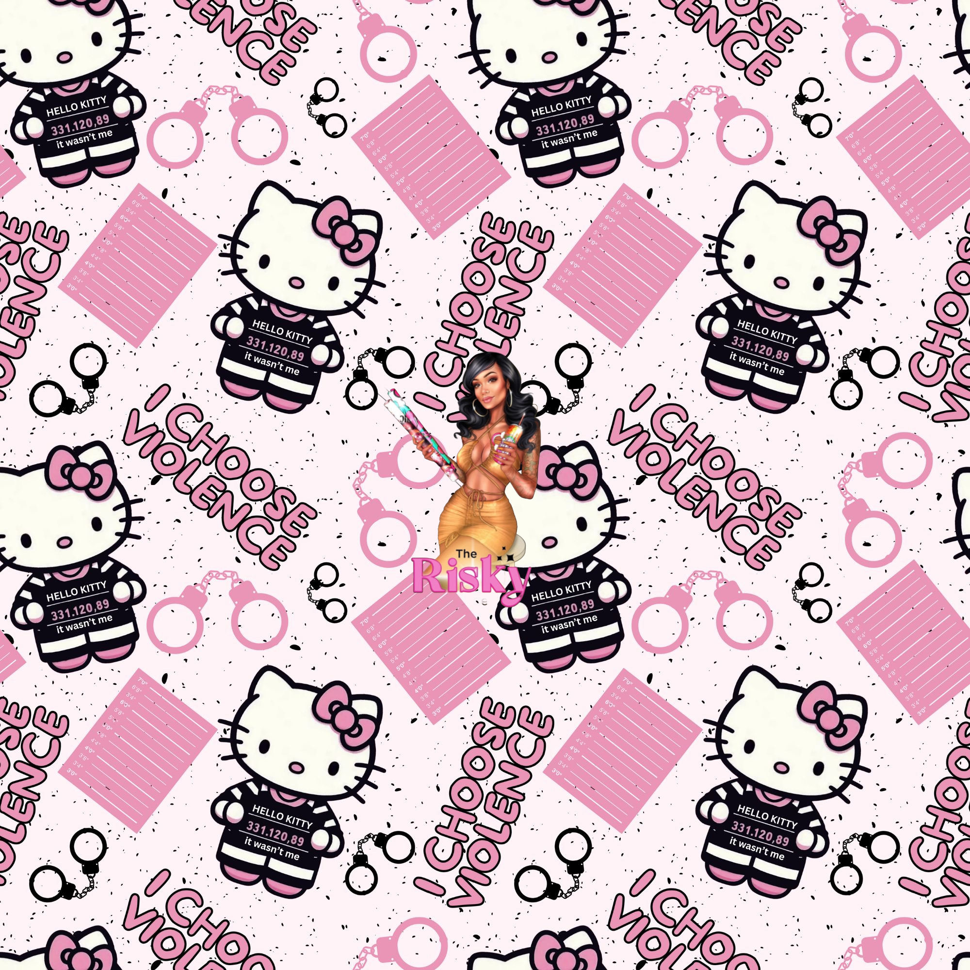 Exclusive Prison Kitty (has matching decal) | The Risky Tumbler