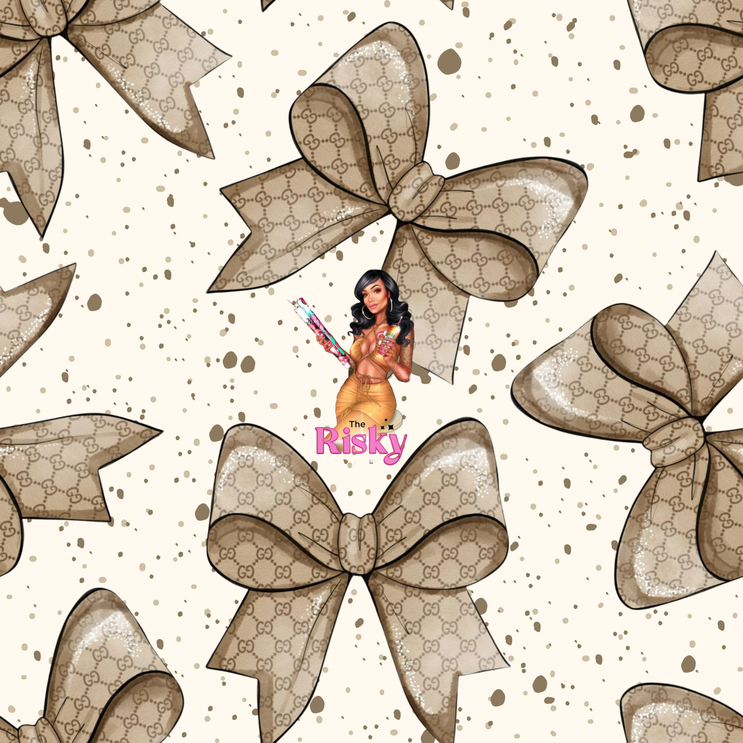 Exclusive Expensive bow (has matching decal) | The Risky Tumbler