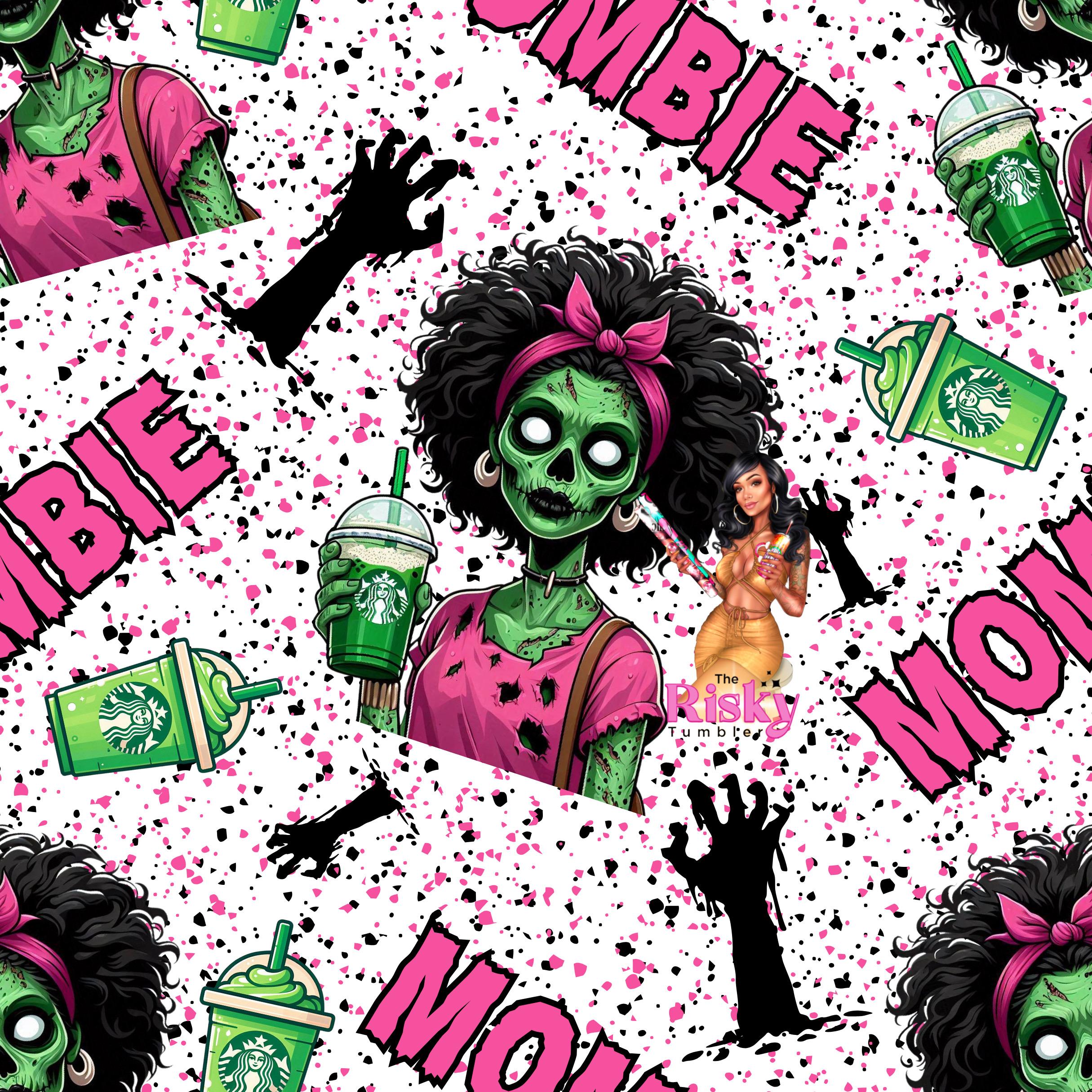 EXCLUSIVE Mombie (has matching decal) | The Risky Tumbler