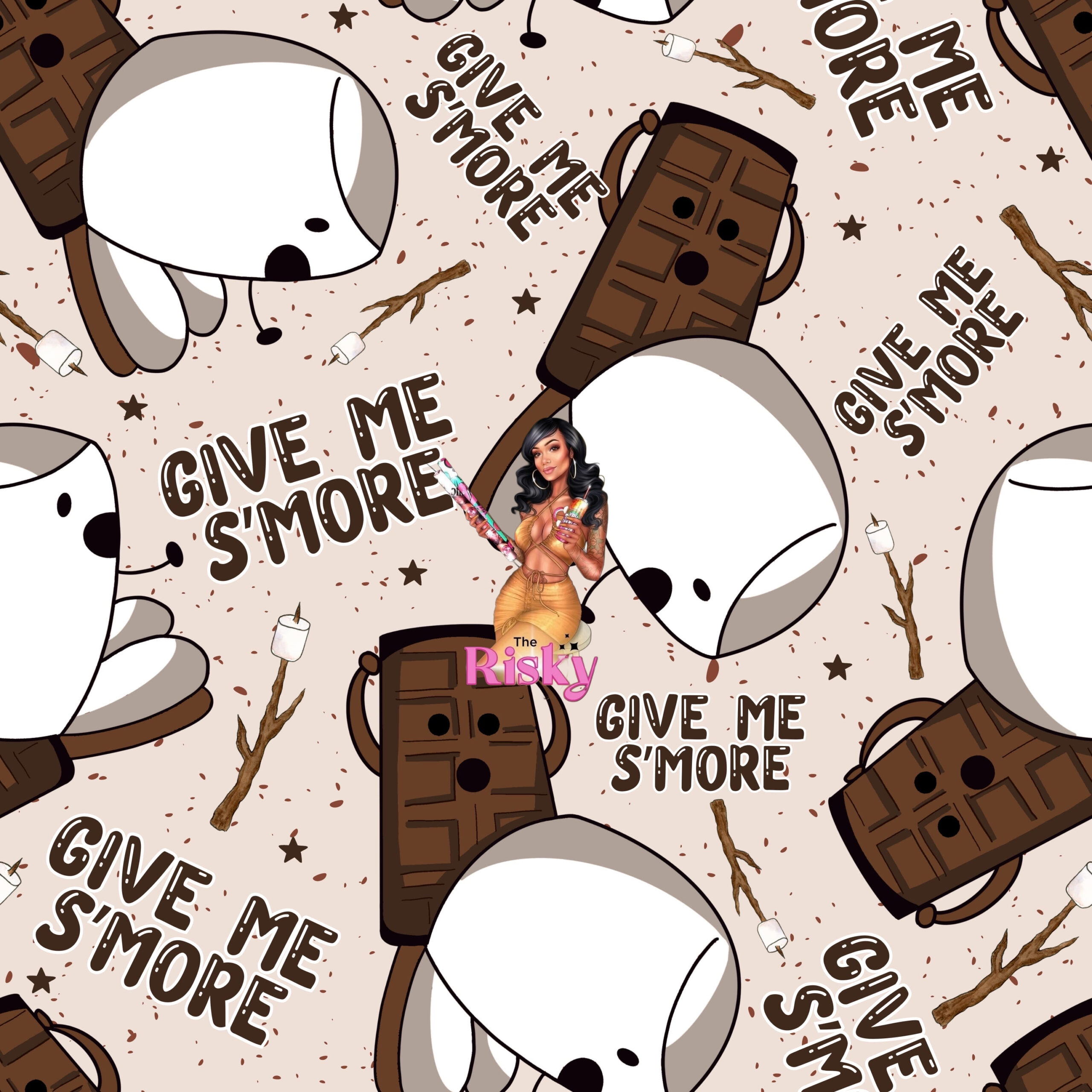 Exclusive Give me S’more (has matching decal available) | The Risky Tumbler