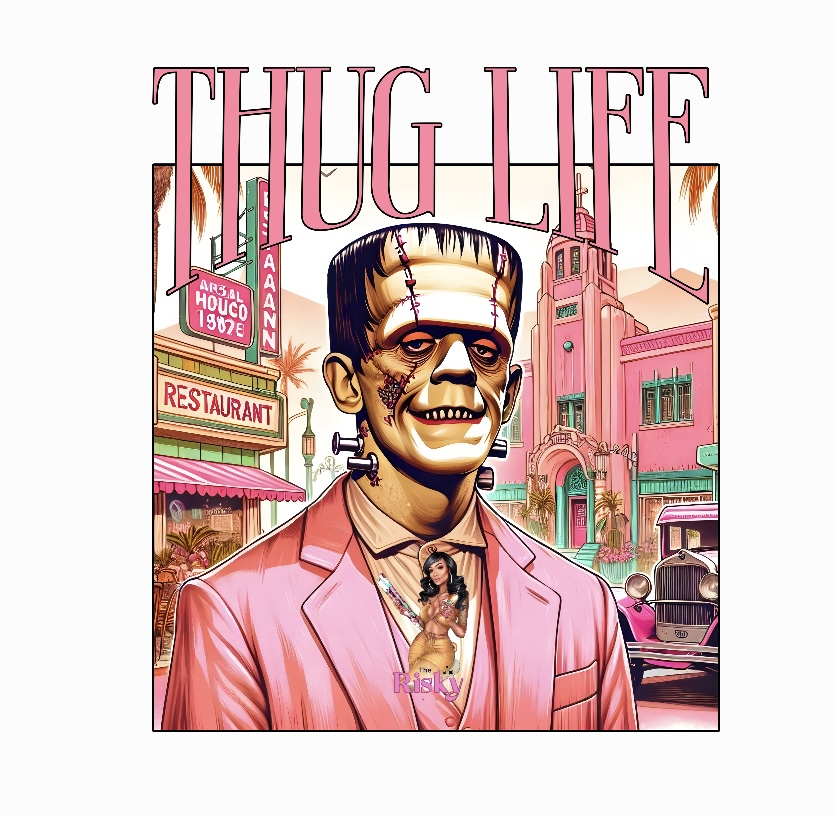 UV DTF Exclusive Frankenthug | The Risky Tumbler