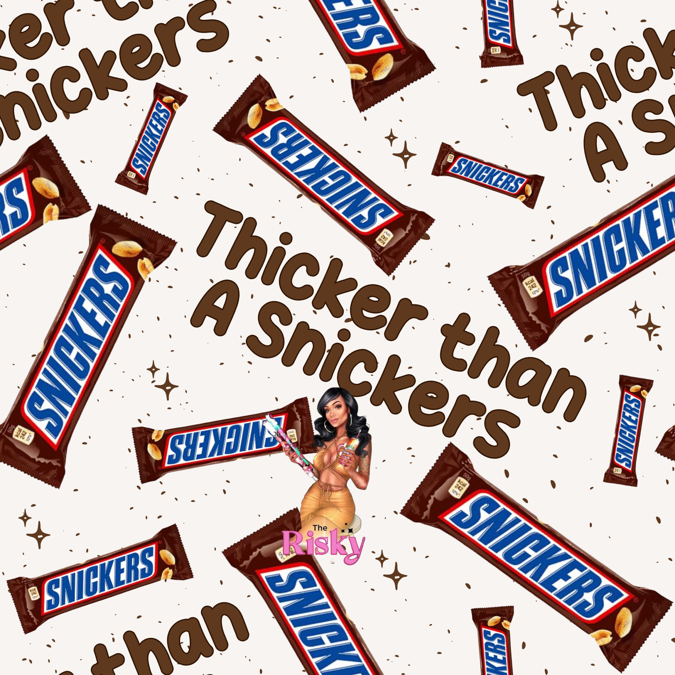 Exclusive Snickers (has matching decal available) | The Risky Tumbler