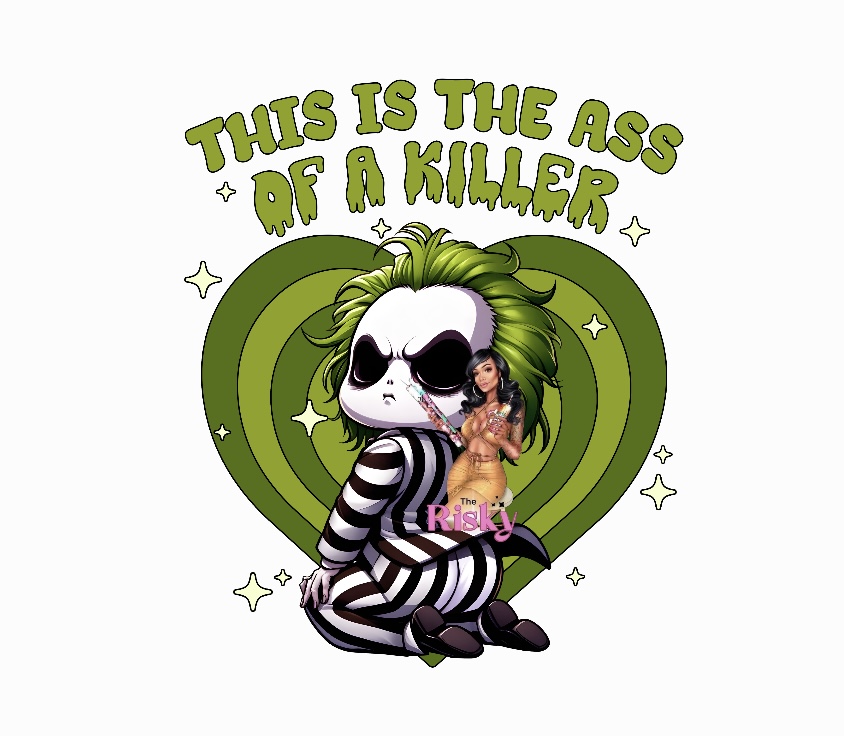 Uv Dtf Exclusive Ass Of A Killer Has Matching Vinyl Available The Risky Tumbler