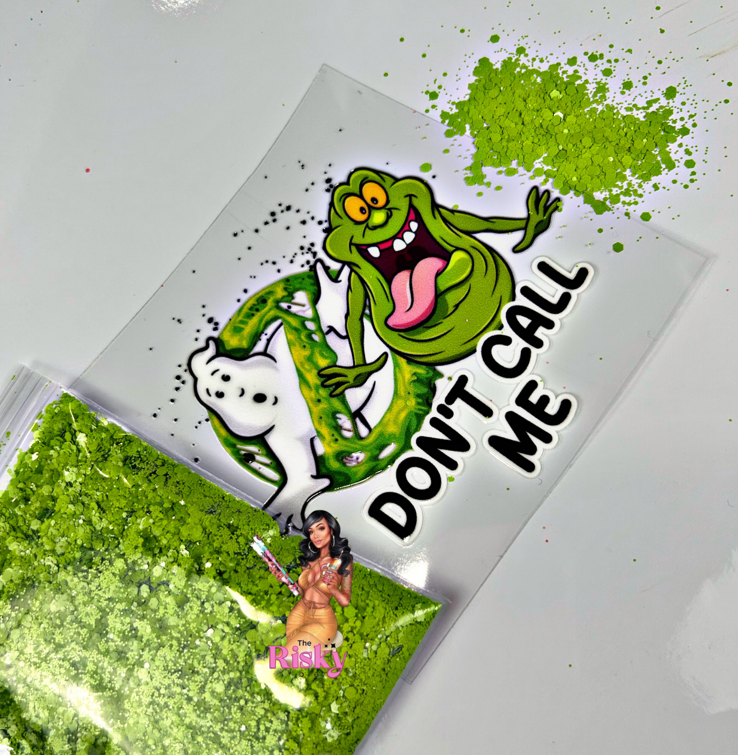 UV DTF Don’t Call Me and Glitter Set | The Risky Tumbler